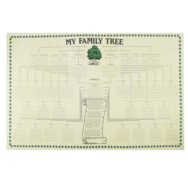 Treasure Gurus Large Genealogy Family History Tree Genetic Ancestry ... Treasure Gurus Large Genealogy Family History Tree Genetic Ancestry ...